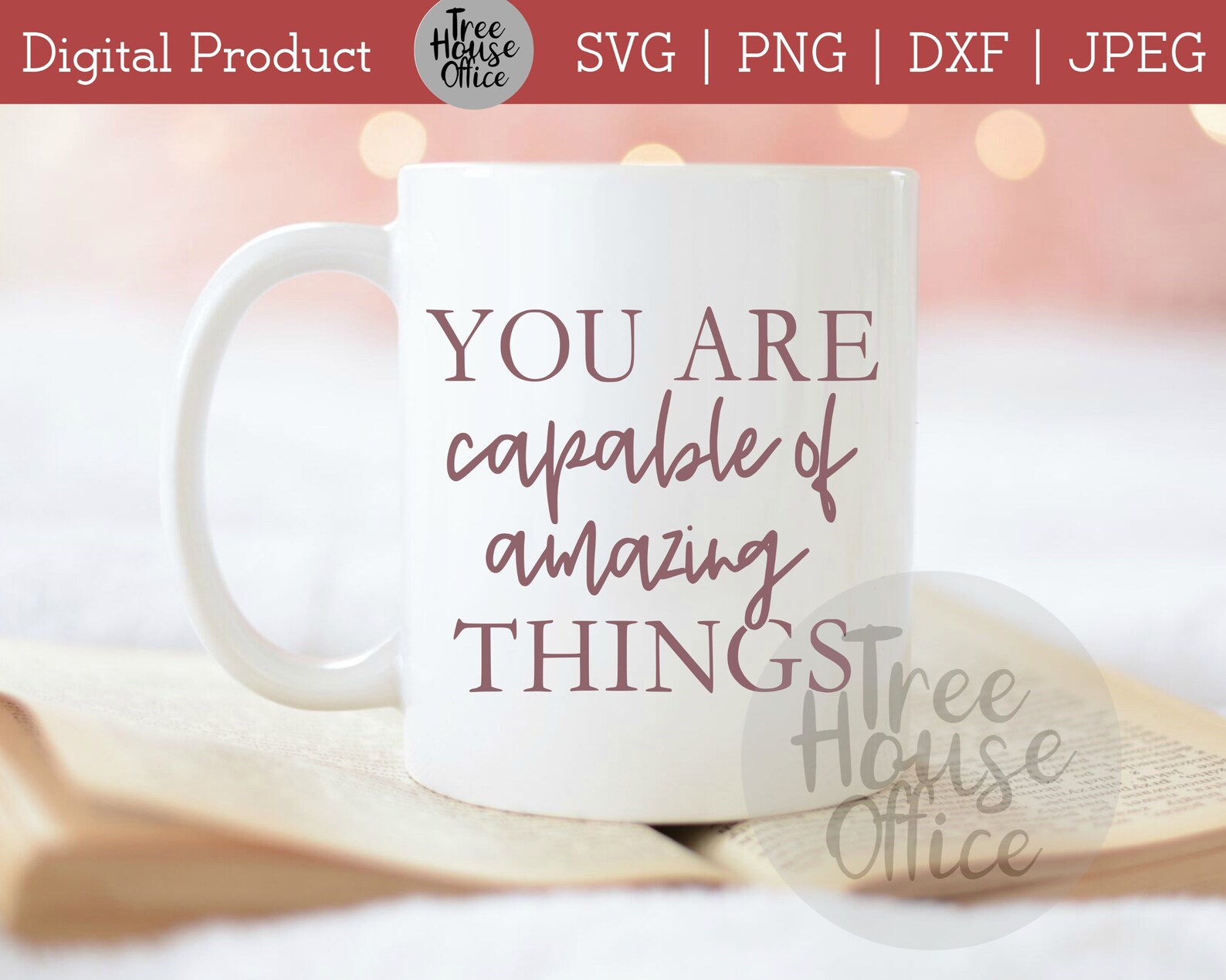 You Are Capable of Amazing Things SVG/PNG/JPEG Inspirational | Etsy