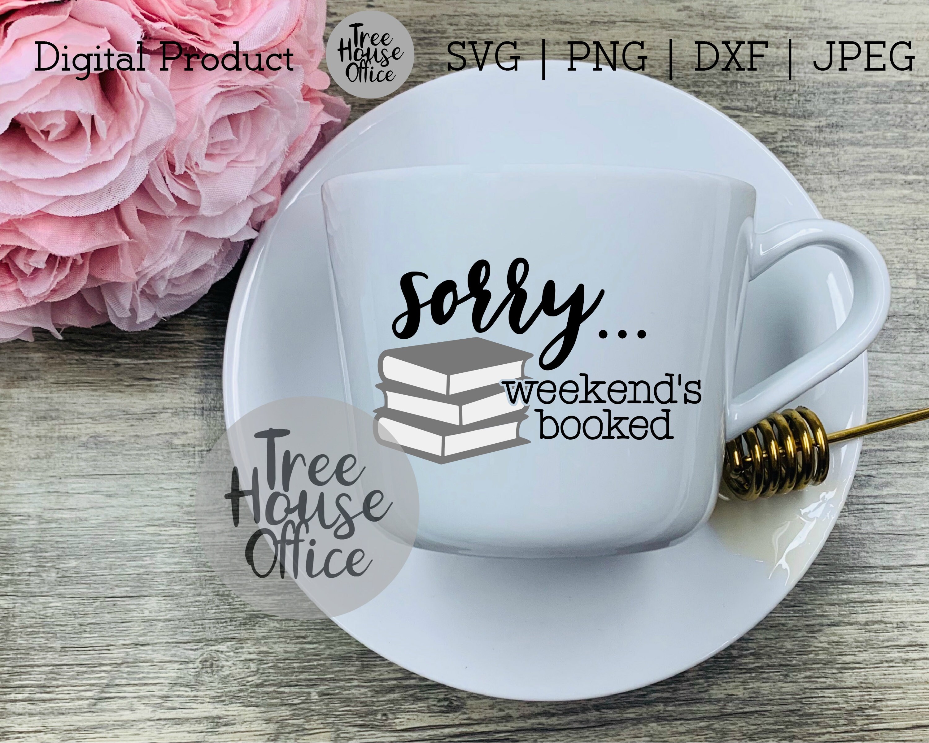 Sorry, My Weekend is All Booked Svg/dxf/png/jpeg | Book Worm Svg ...