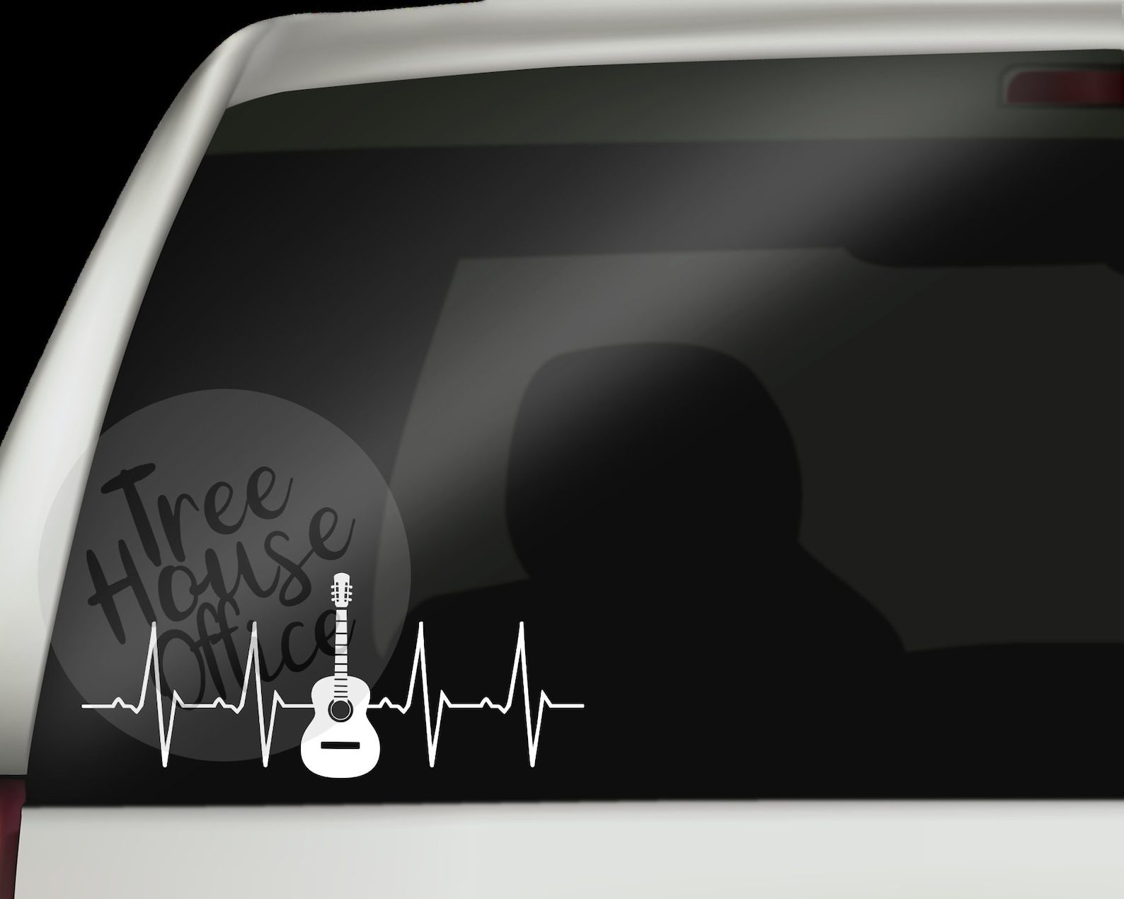 Guitar Heartbeat Svg/dxf/png/jpeg | Guitar Svg | Musician Cut File ...