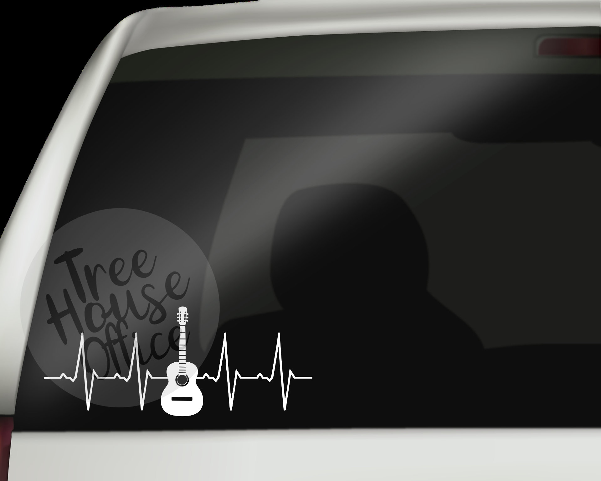 Guitar Heartbeat Svg/dxf/png/jpeg | Guitar Svg | Musician Cut File ...