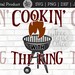 Cookin' With the King SVG Dxf/png/jpeg, Grillin' Svg, Father's Day Svg ...