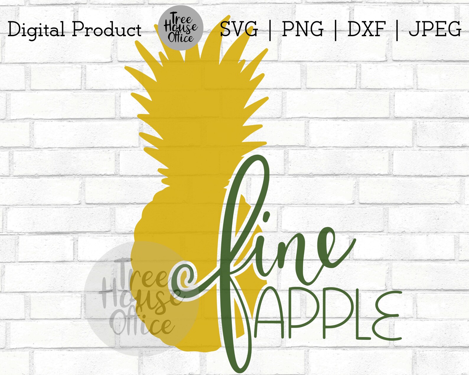 Fine Apple SVG DXF JPEG Png If You Were A Fruit Pineapple | Etsy