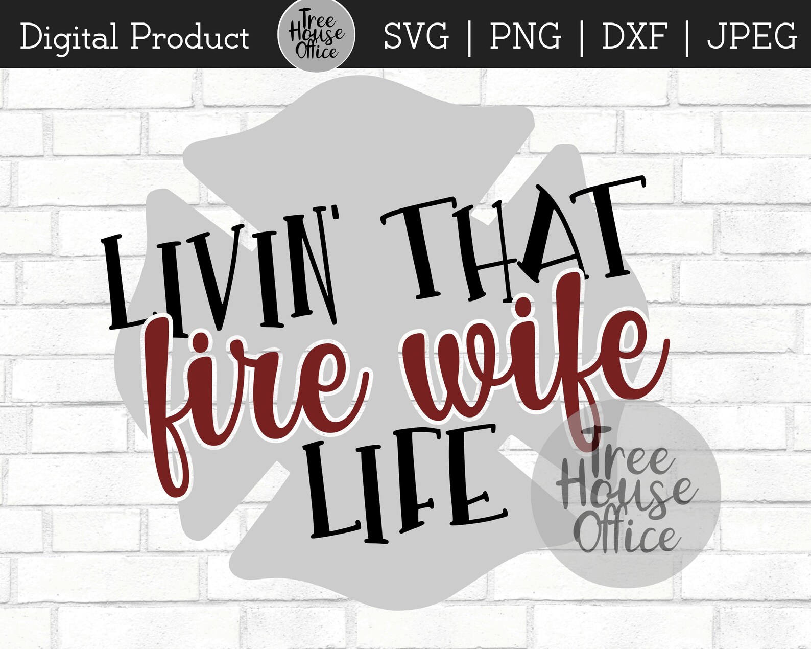 Fire Wife Svg Png Jpeg Dxf Firefighter Wife Cut File Etsy