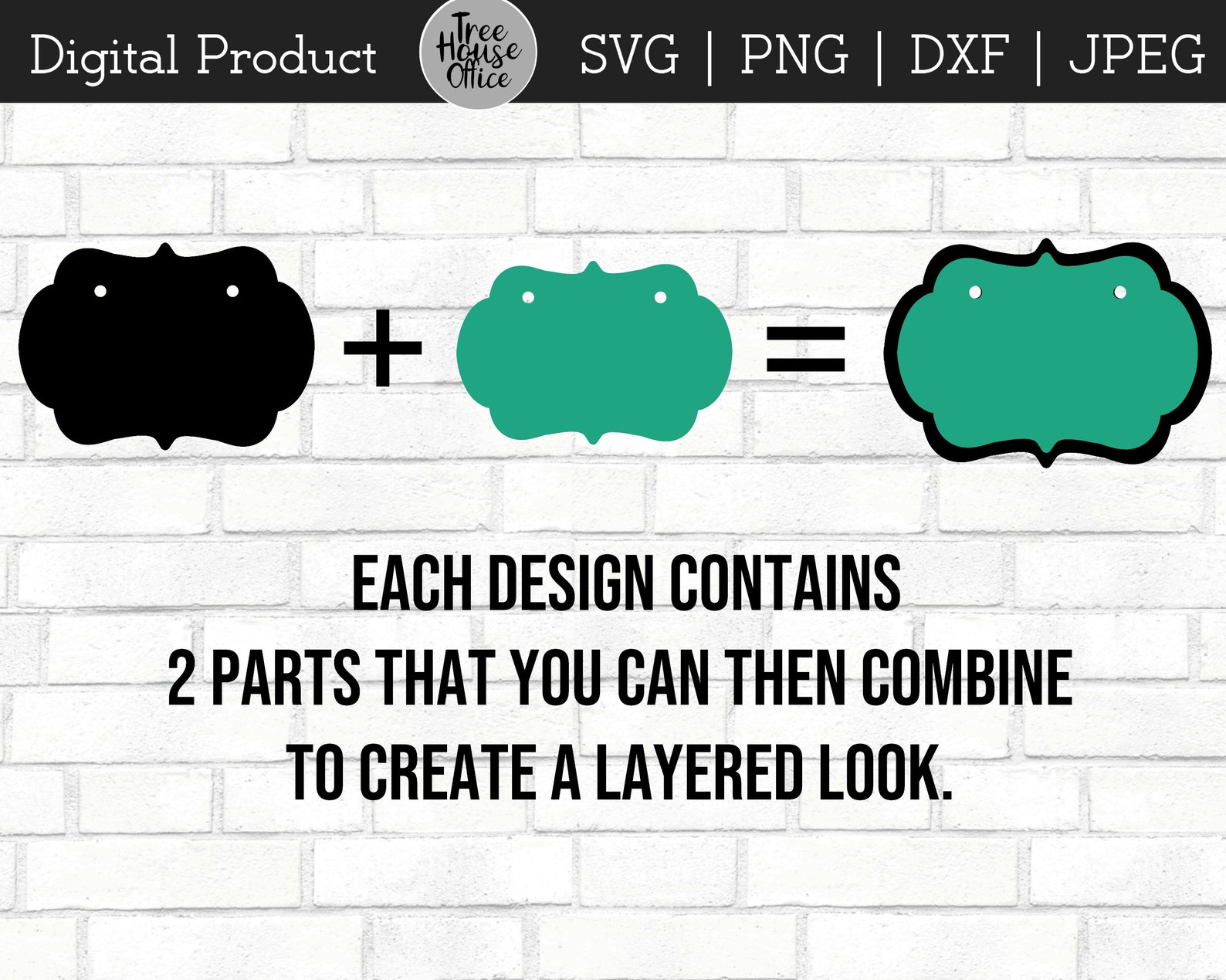 Fancy Flag Shapes SVG Bundle Cricut Gift Tags Svg Layered - Etsy