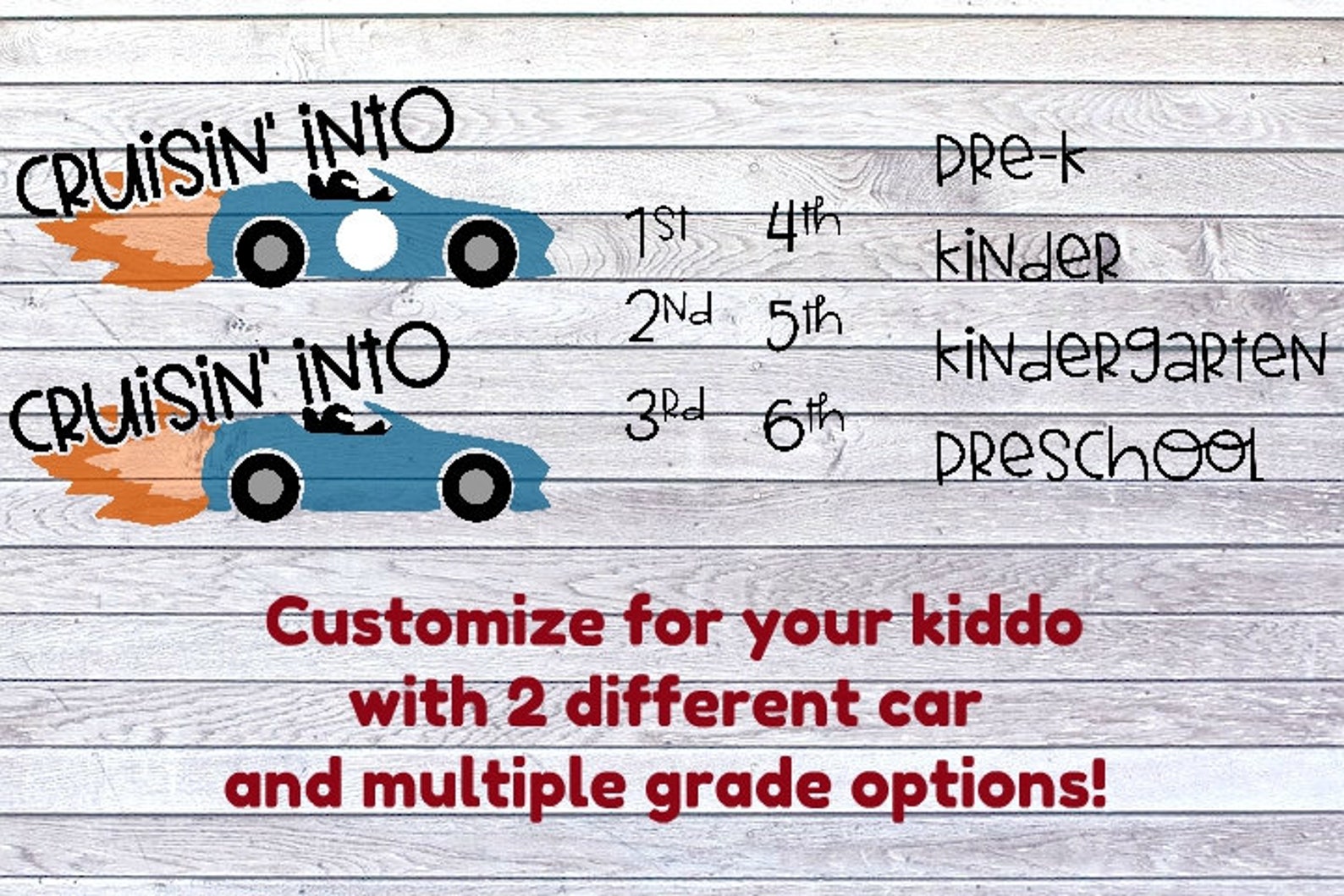 Cruisin Into School Svg/dxf/png/jpeg | New School | Back to School Svg ...