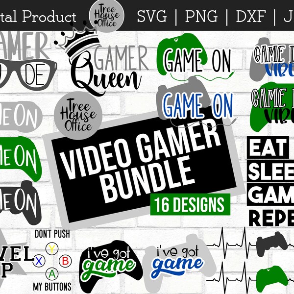 Video Game Svg - Etsy
