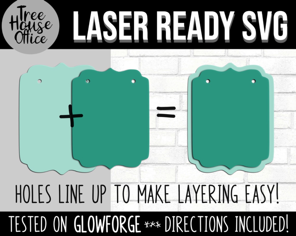 Layered Flag Shapes Banner Glowforge Laser SVG Garland - Etsy