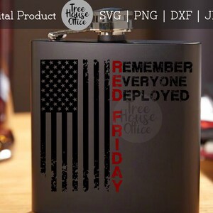 Red Friday Svg/dxf/png/jpeg | Remember Everyone Deployed Svg | Military ...