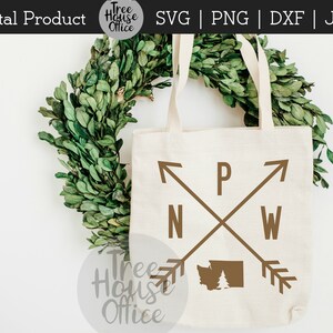 PNW Washington SVG, Washington State Pacific Northwest Cut File ...