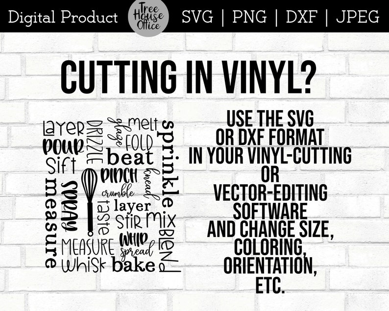 Baking Words Pot Holder SVG Cricut SVG for Dish Towels Tea - Etsy