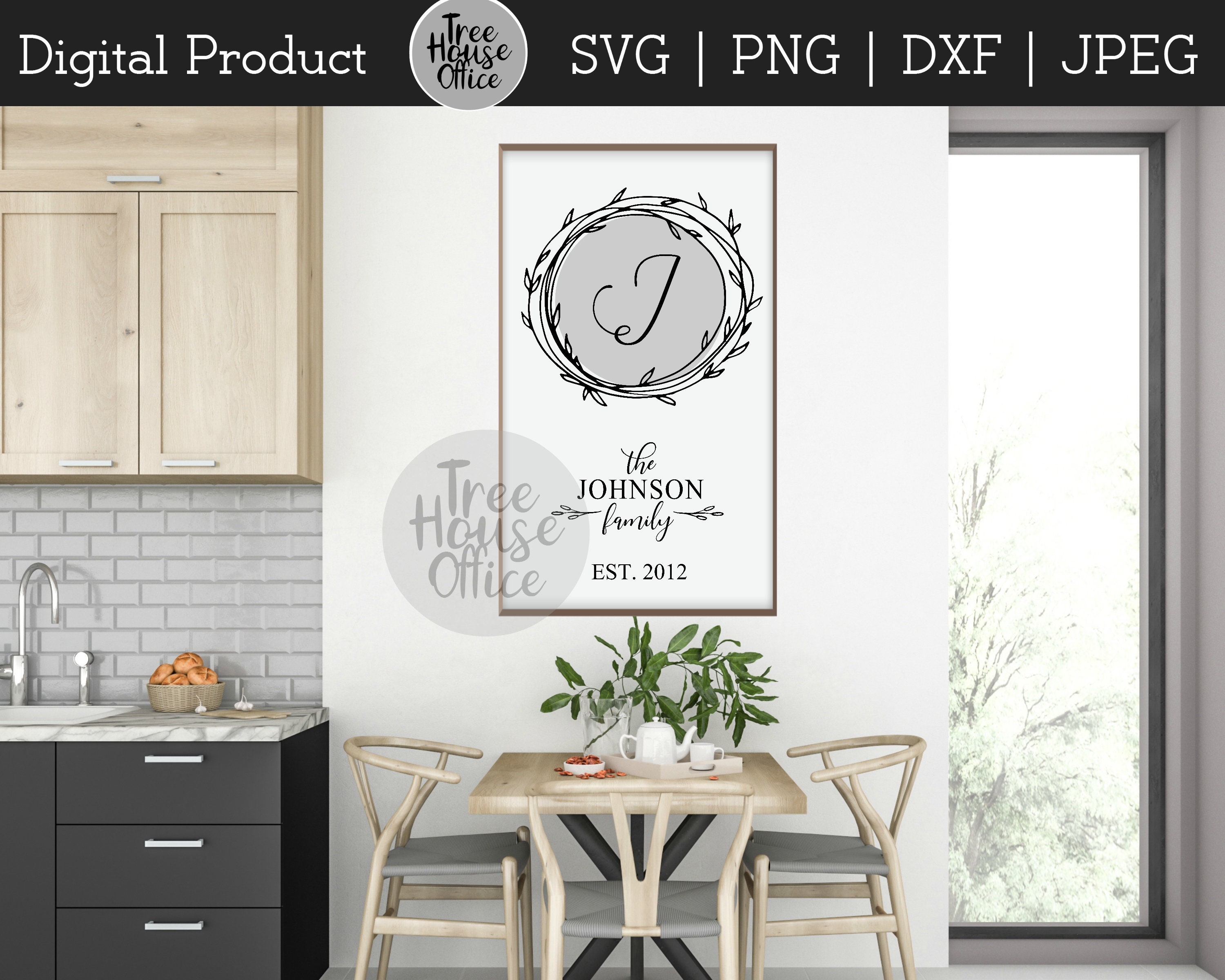 Last Name SVG DXF PNG Jpeg Family Name Sign Svg - Etsy