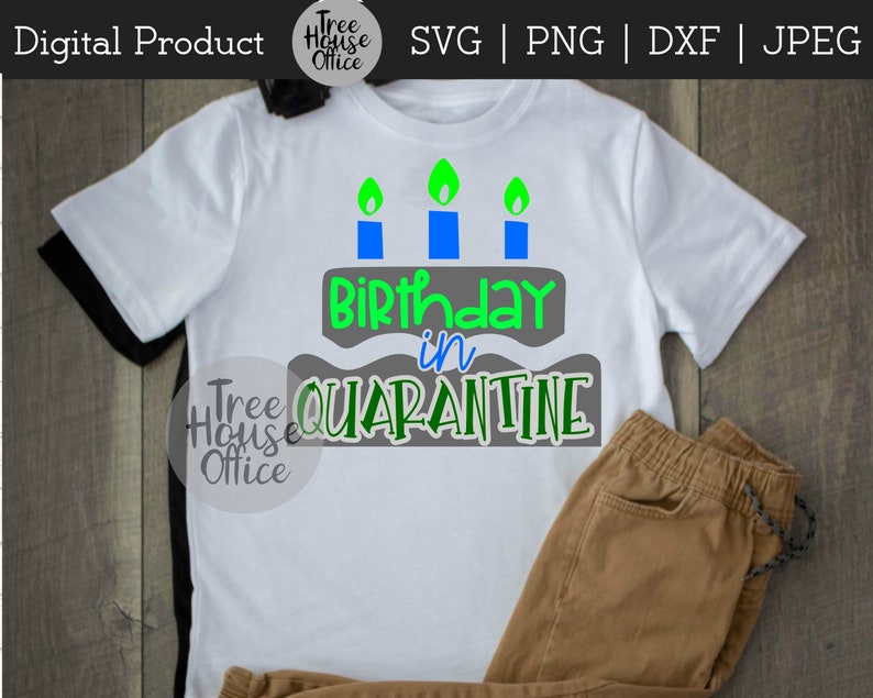 Quarantine Birthday SVG JPEG PNG Dxf Birthday Social - Etsy