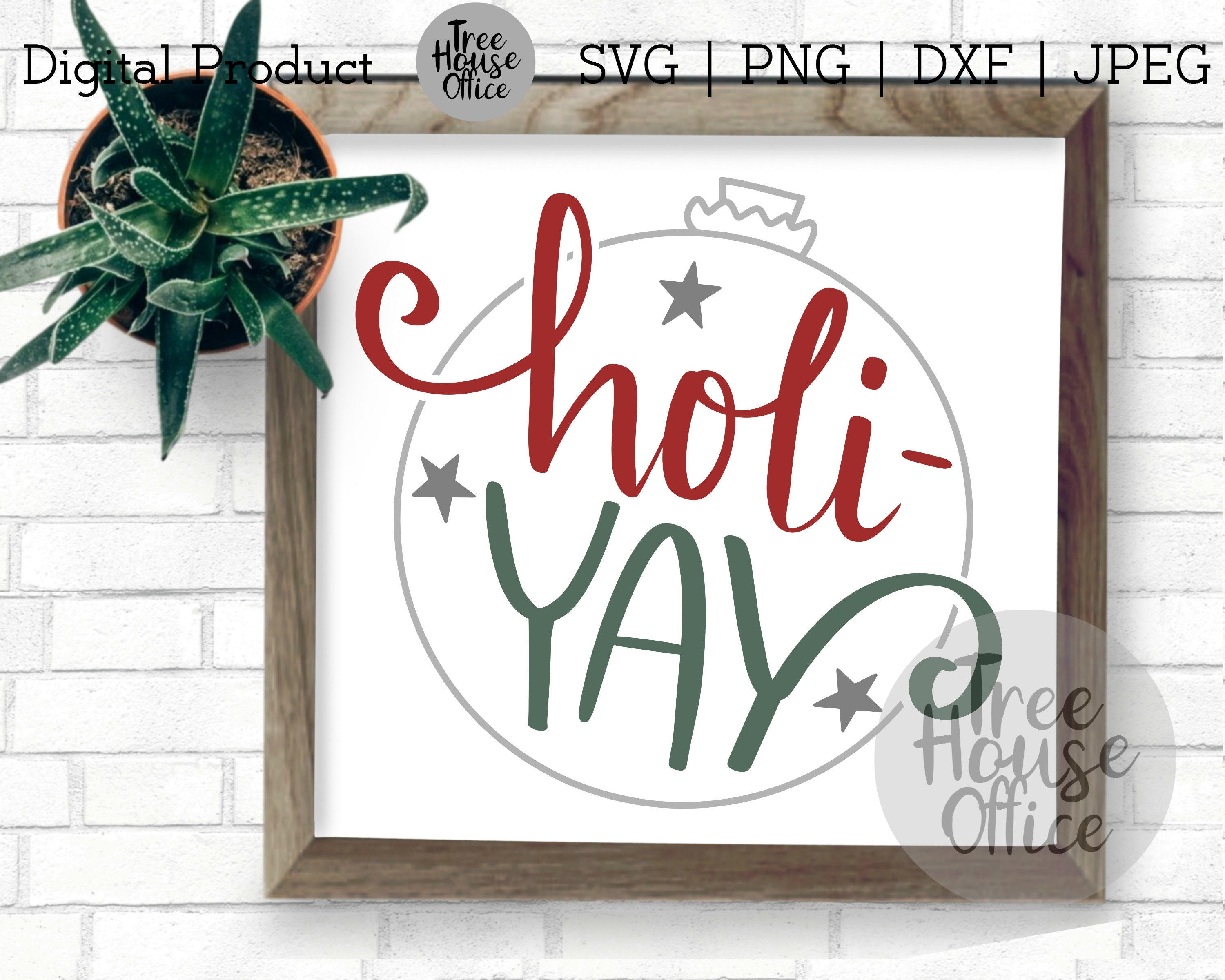 Holi Yay SVG DXF PNG Jpeg Funny Holiday Svg Christmas | Etsy