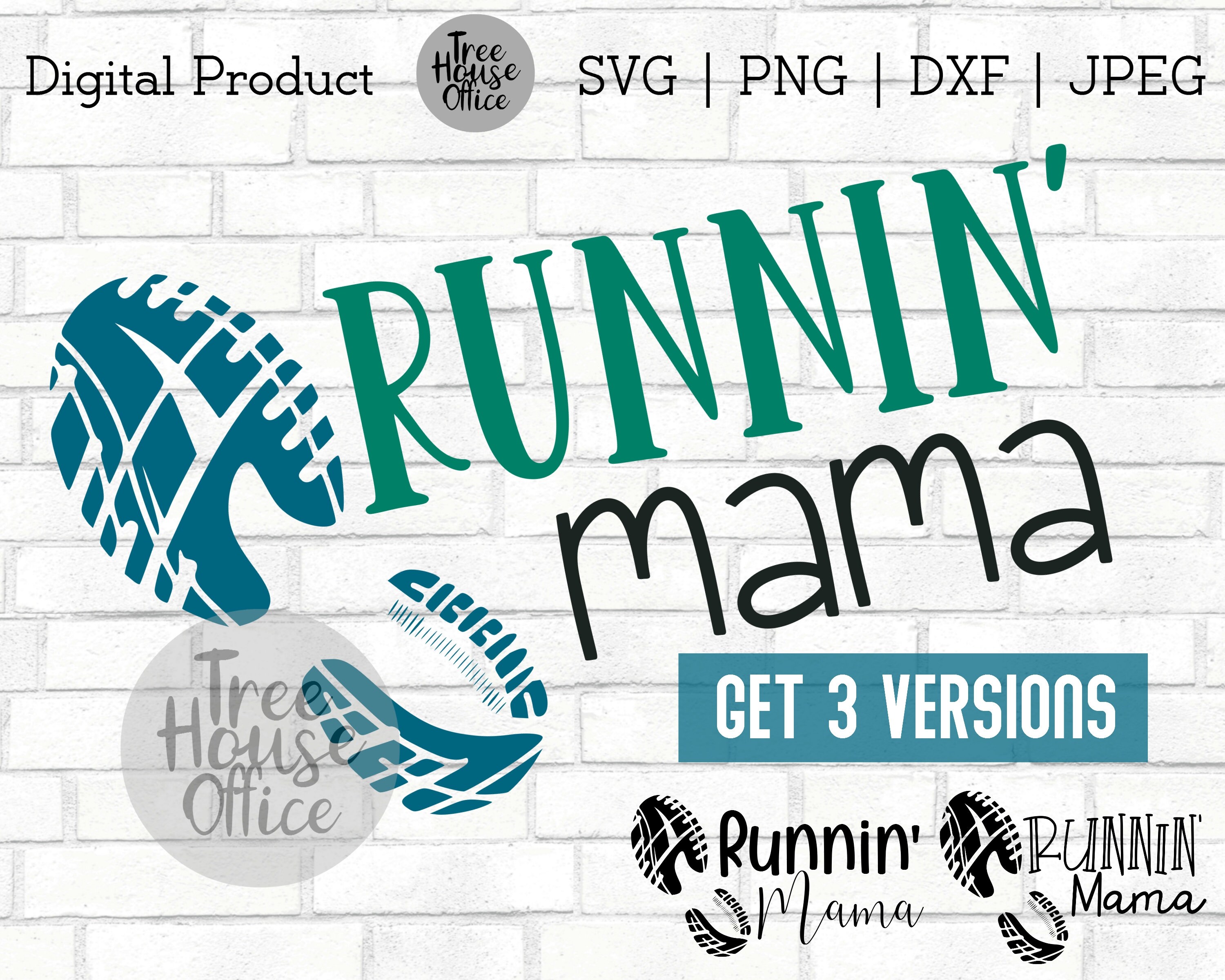 Runnin Mama Svg Jpeg Png Dxf Running Mom Svg Workout svg | Etsy