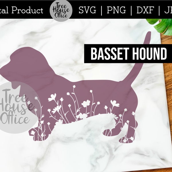 Basset Hound Clipart - Etsy