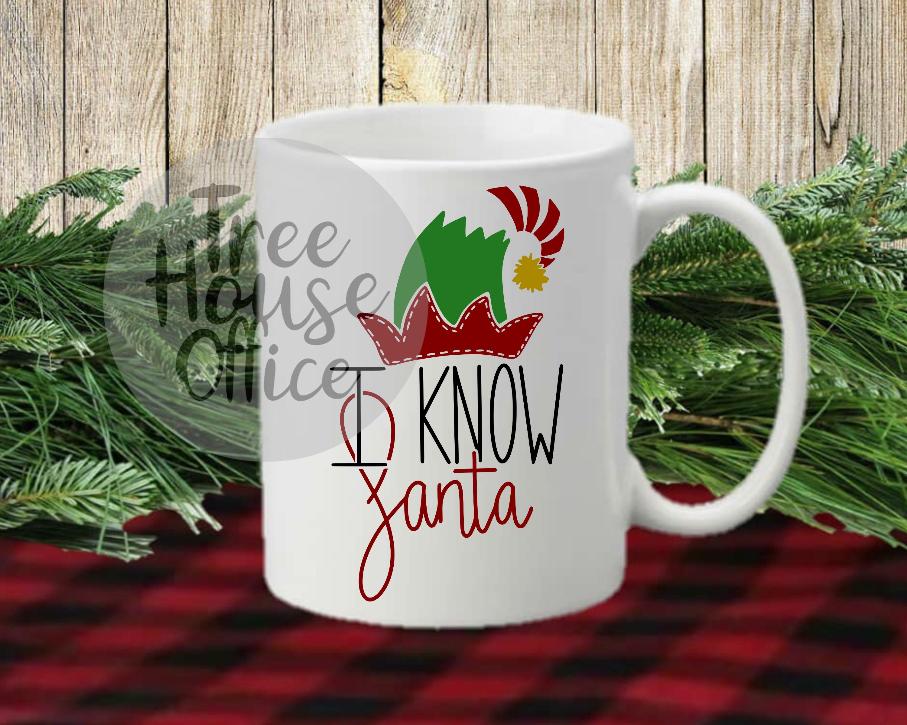 Santa I Know Him Funny Elf SVG DXF PNG Jpeg Christmas Quote - Etsy