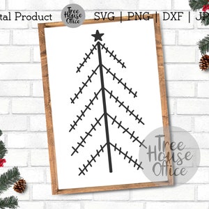 Primitive Christmas Trees SVG DXF PNG Jpeg, Christmas Tree Clip Art ...