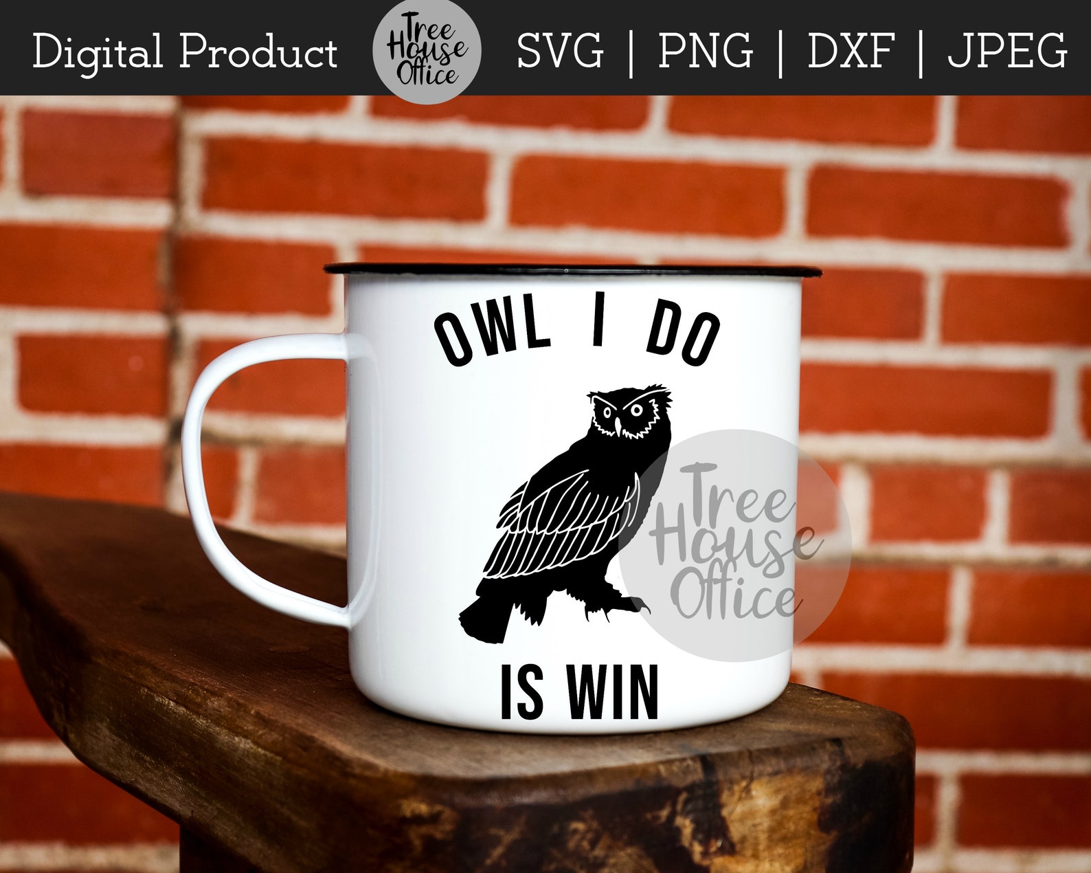 Owl I Do is Win SVG Dxf/png/jpeg, Winning Svg Cut File, Punny Owl Svg ...