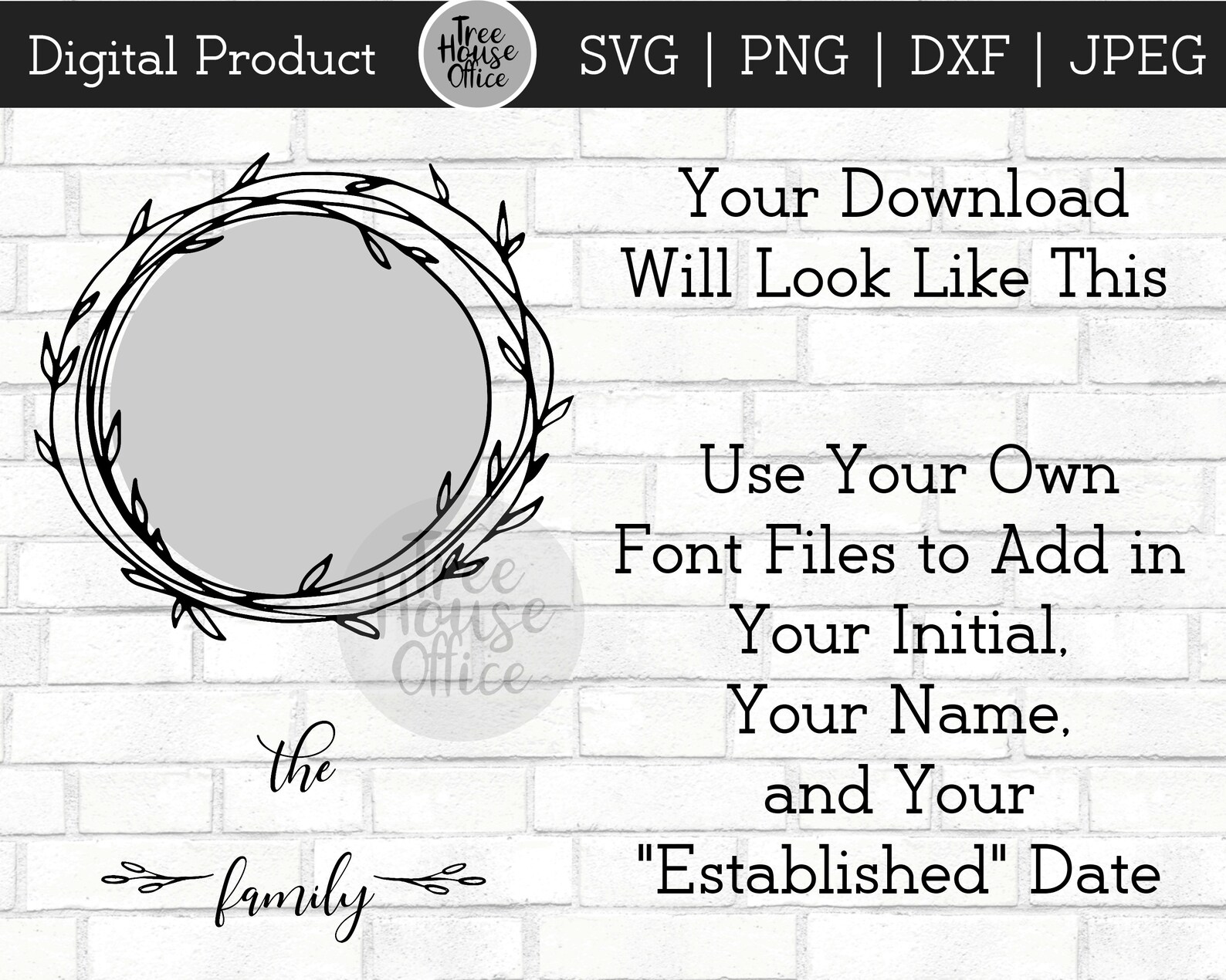 Last Name SVG DXF PNG Jpeg Family Name Sign Svg - Etsy