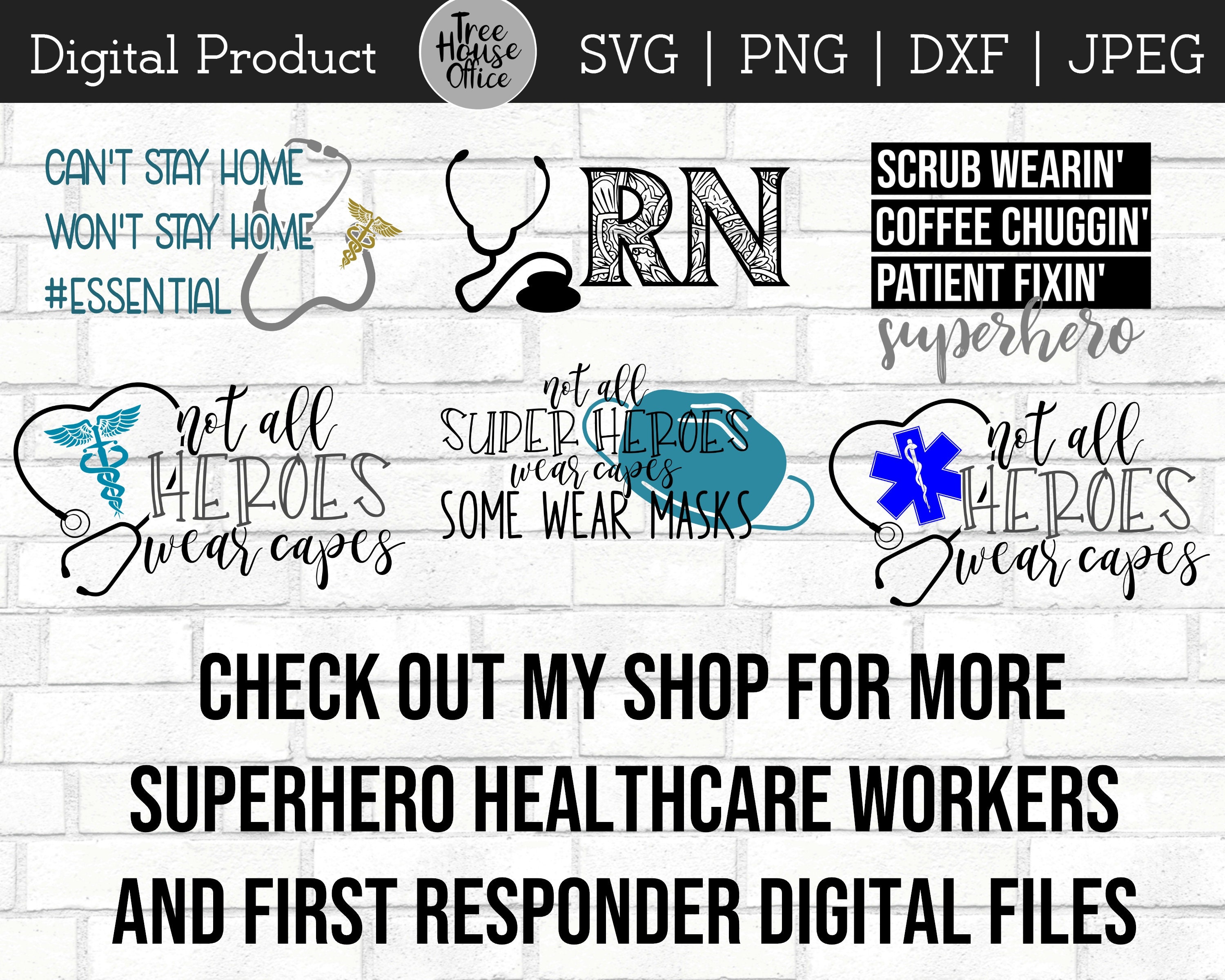 PA Physician Assistant Heroes Svg, Dxf Png, Jpeg, PA Hero, Not All ...