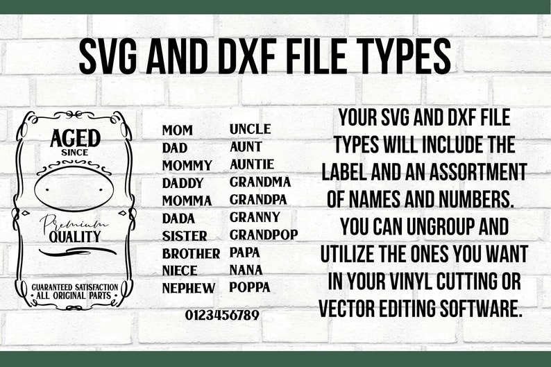 Whiskey Label Template SVG Blank Whiskey Label Personalized - Etsy