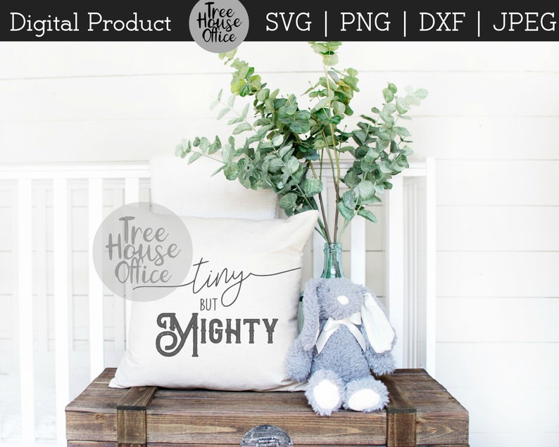 Tiny but Mighty SVG/PNG/JPEG Little Boy Girl Nursery Newborn | Etsy