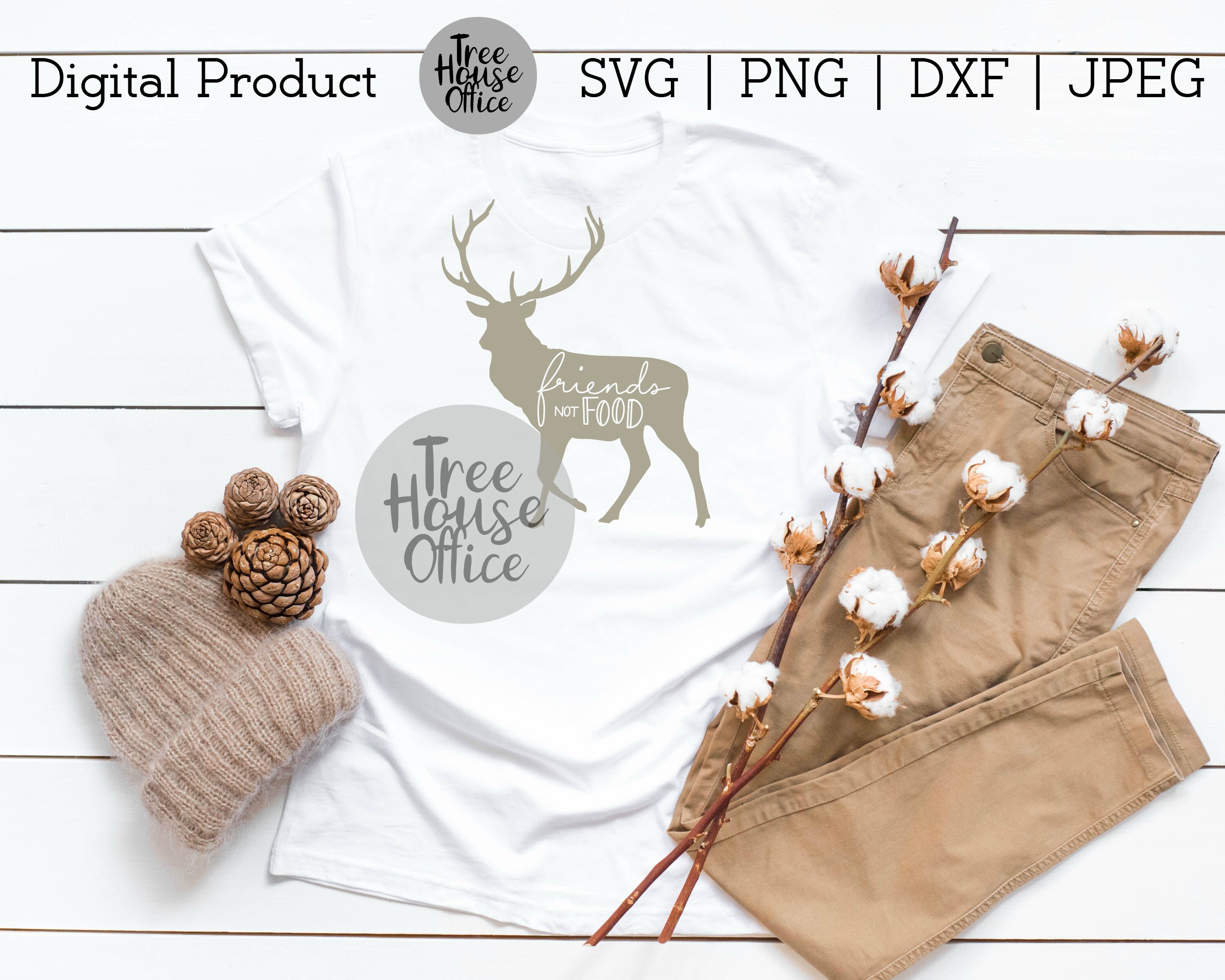 Friends Not Food SVG Bundle DXF JPEG Png Vegan Svg | Etsy