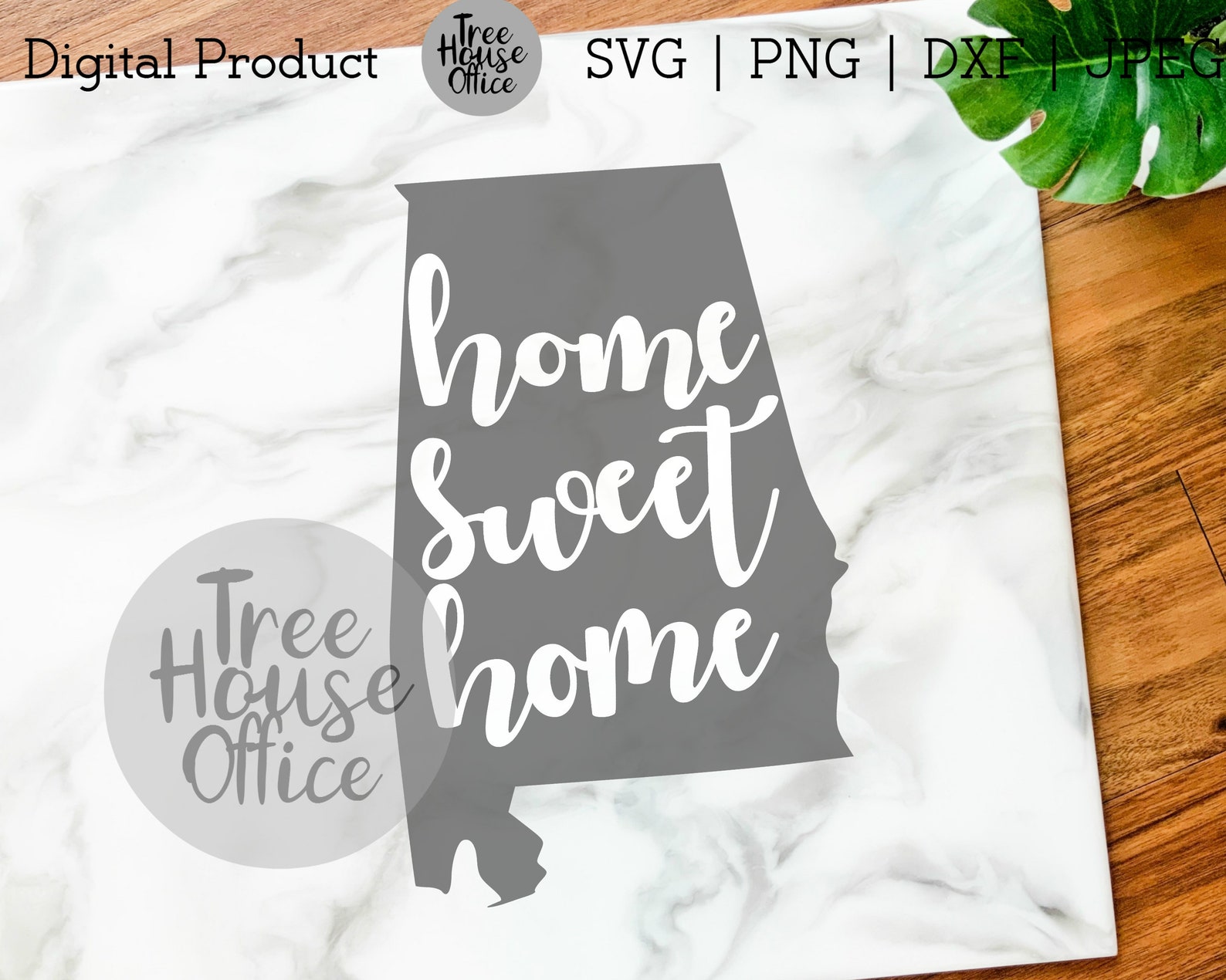 Home Sweet Home Alabama SVG PNG Jpeg, Alabama State Decor, Alabama Home ...