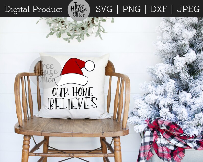 Our Home Believes SVG DXF PNG Jpeg This Home Believes in | Etsy