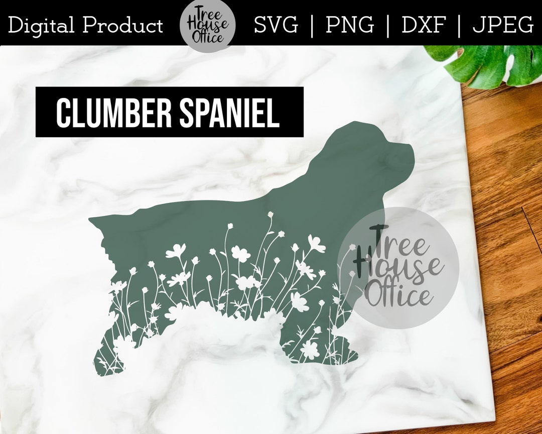 Clumber Spaniel SVG, DXF PNG Jpeg, Clumber Spaniel Dog Mandala ...