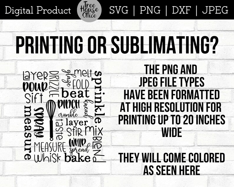 Baking Words Pot Holder SVG Cricut SVG for Dish Towels Tea - Etsy