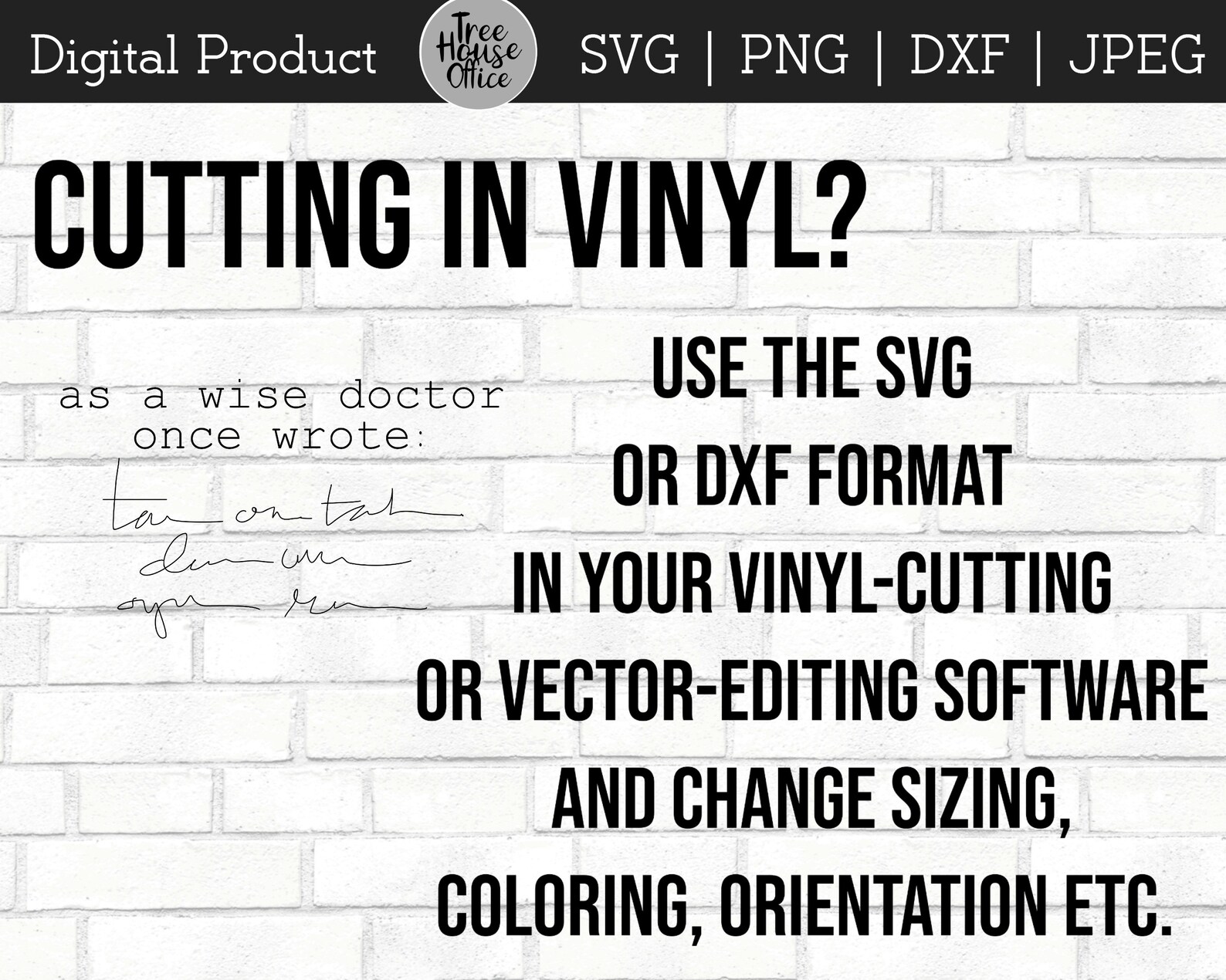 Lustiger Arzt SVG/DXF/png/jpeg, Wise Doctor Wrote, Doctor Writing Quote ...