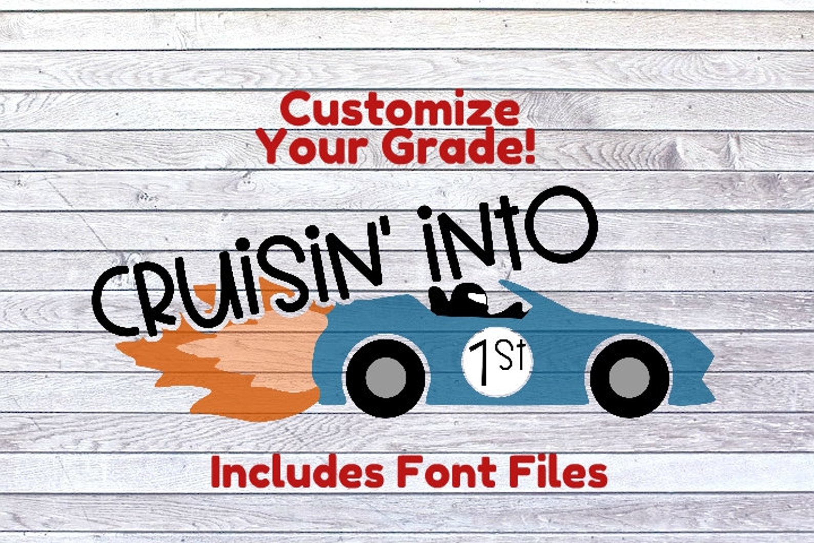 Cruisin Into School Svg/dxf/png/jpeg | New School | Back to School Svg ...
