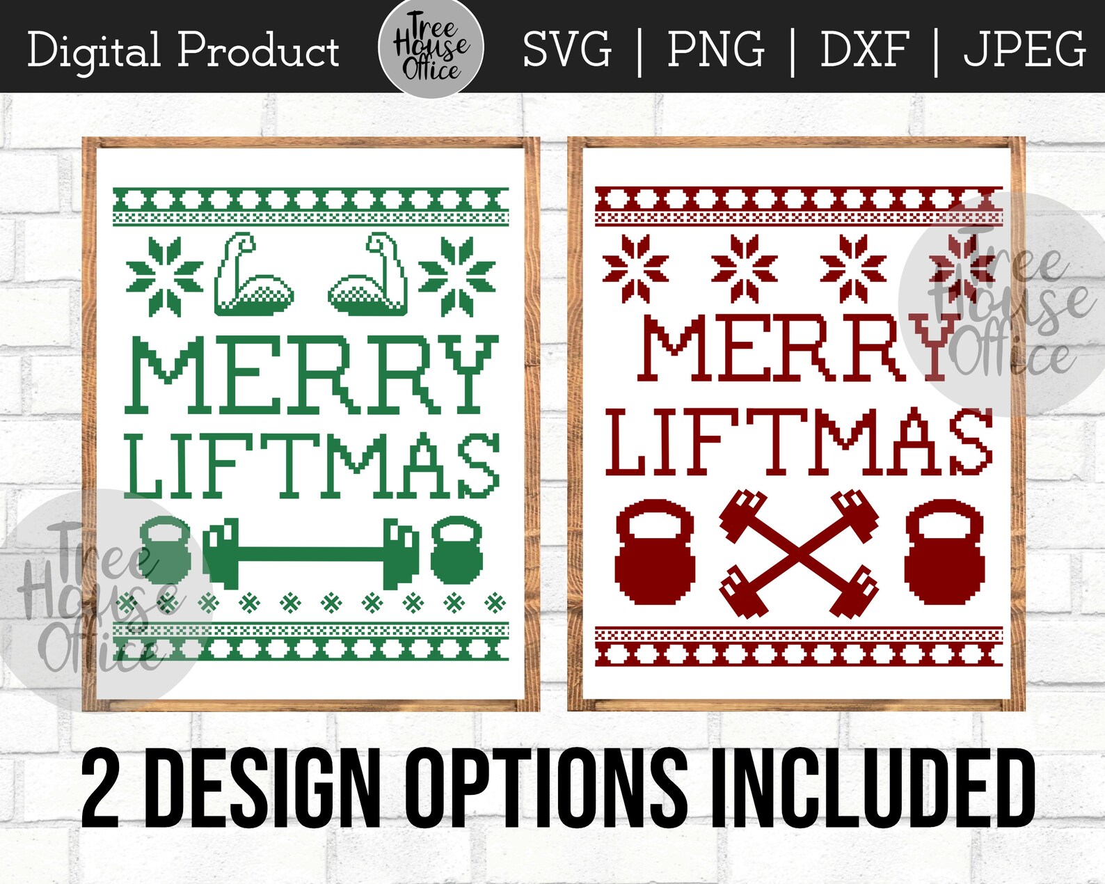 Christmas Gym Merry Liftmas SVG, DXF, PNG, Jpeg, Ugly Christmas Sweater ...