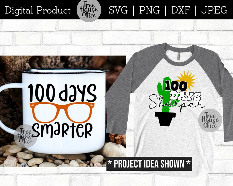 100 Days of School Bundle SVG JPEG PNG 100th Day of School | Etsy