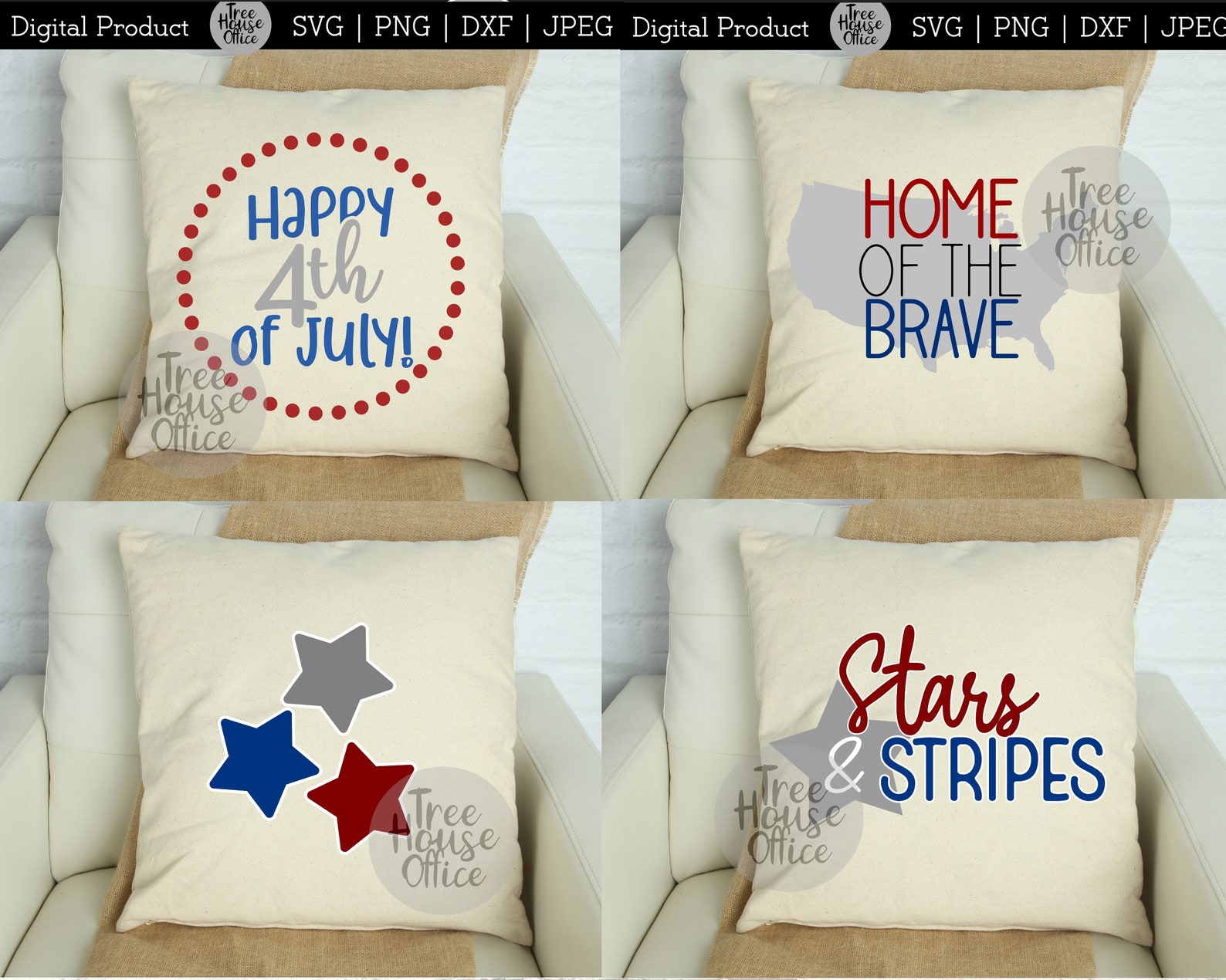 4th of July SVG Bundle Dxf, Png, Jpeg, Fourth of July, July 4th Svg ...