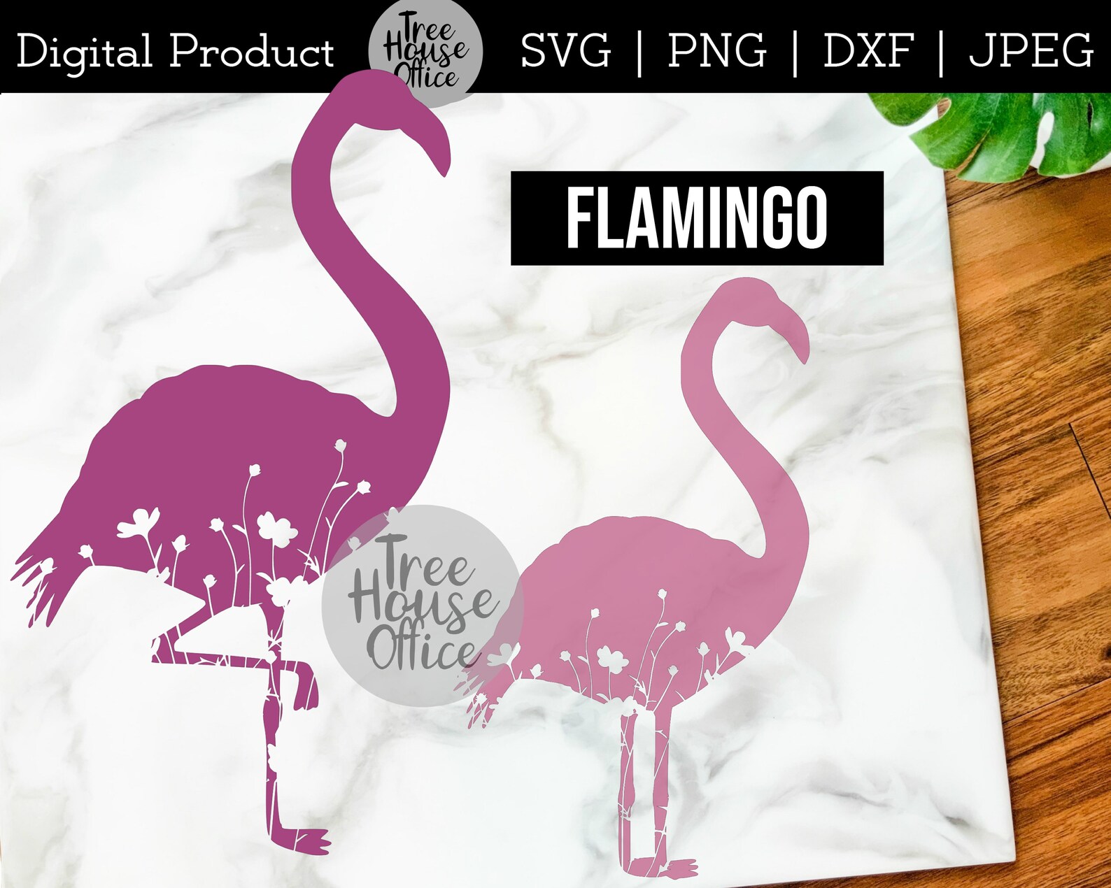 Flamingo SVG, DXF PNG Jpeg, Floral Flamingo Mandala Zentangle Svg ...