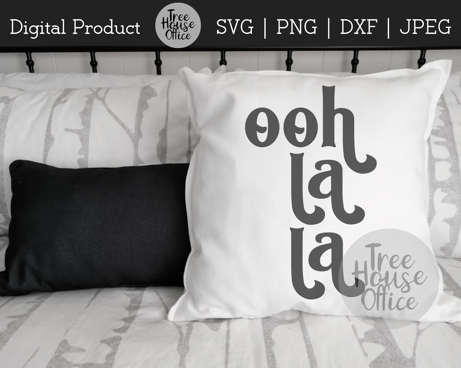 Ooh La La Svg Fancy Chic Quote Valentine Svg Over the Bed - Etsy