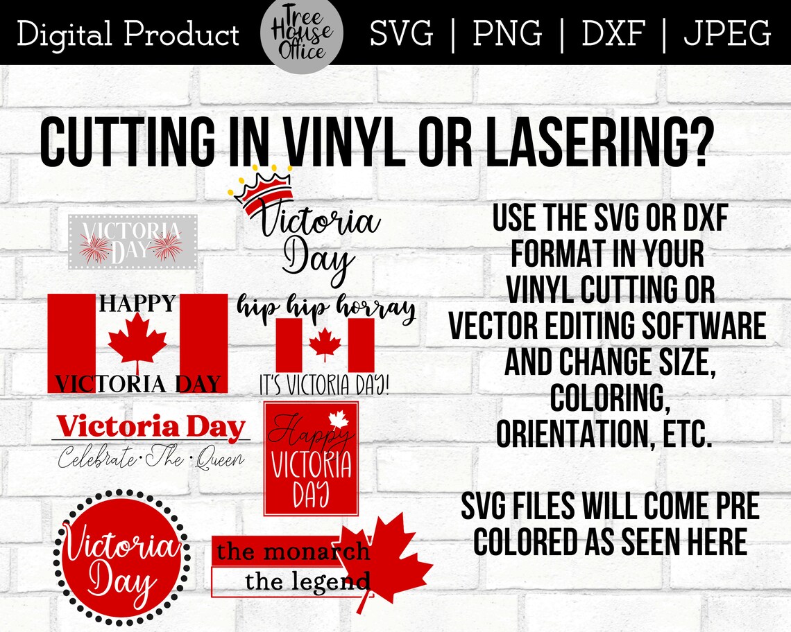 Victoria Day SVG Bundle DXF PNG jpeg, Canadian Queen Victoria svg ...