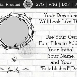 Last Name SVG, DXF, PNG, Jpeg, Family Name Sign Svg, Established Svg ...