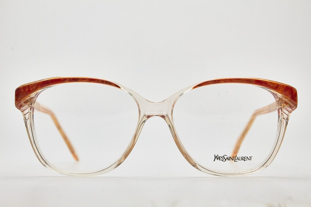 YSL Vintage Eye Glasses 1980s YVES SAINT Laurent Sophocle Oversized ...