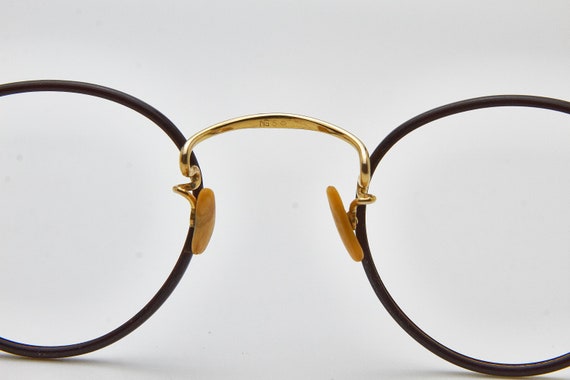 Vintage 1930s Retro Unique Antique Round Eyeglasses -… - Gem