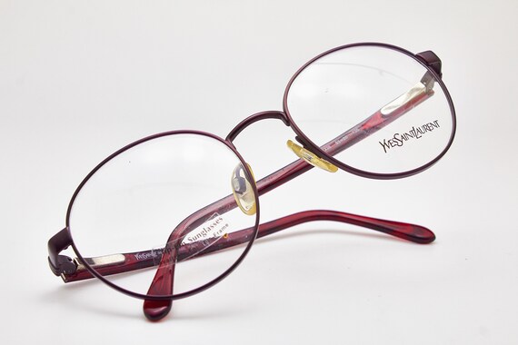 Vintage Glasses YVES SAINT Laurent 4105 Y338 Round YS… - Gem