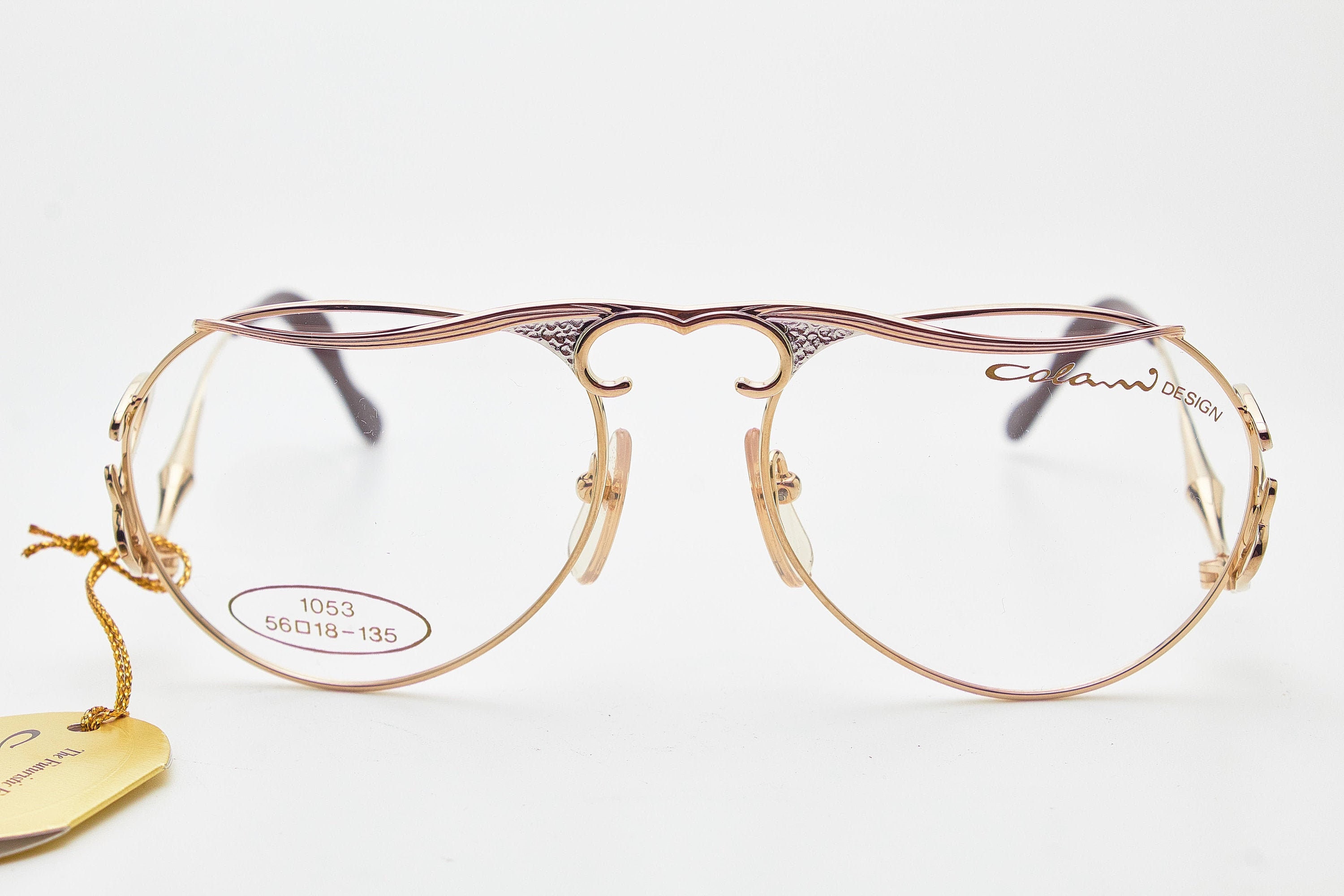 Vintage Eyewear Woman COLANI Design 1053 56-18 135 Gold Plated Luxury ...