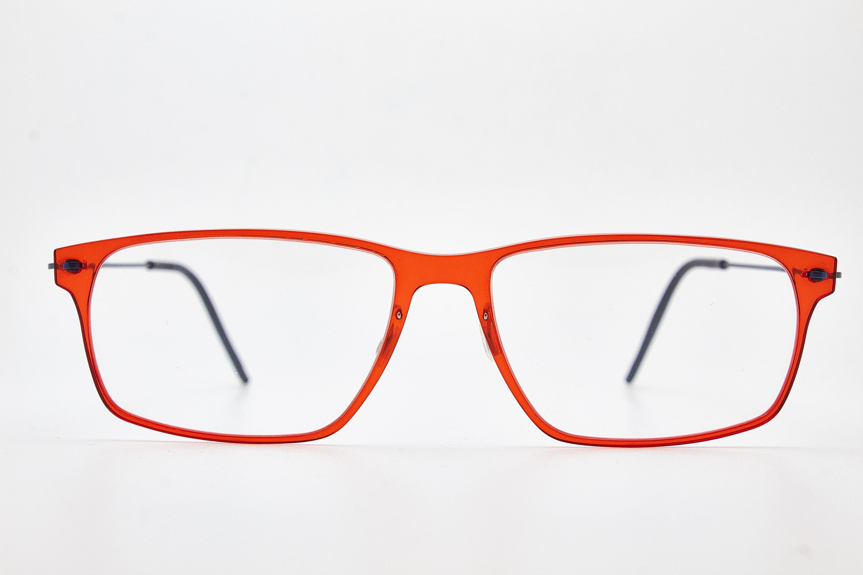 N.O.S Round Eyewear LINDBERG 6507 56 Mm Red Nylon / Titanium - Etsy UK