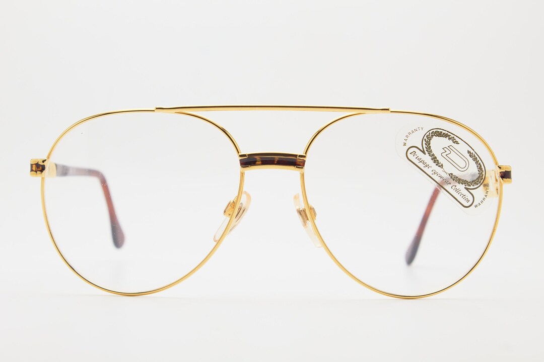 Back to 80's Vintage Man Glasses DERAPAGE D2 CO6 58-16 Polished Gold ...