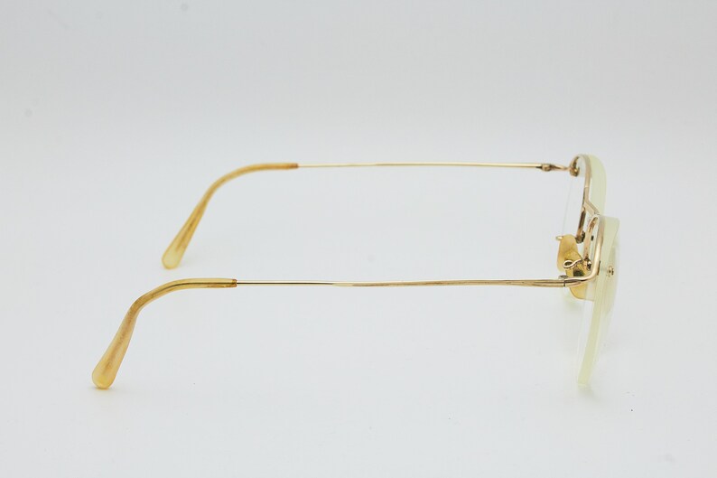 ALGHA Iconic Gold Plated Eyeglasses Made in England Original Vintage ...