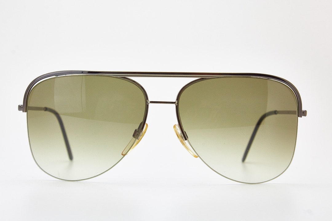 Vintage Eye Glasses 80s SAFILO UFO PLUS/1 Gray Frame/oversized ...