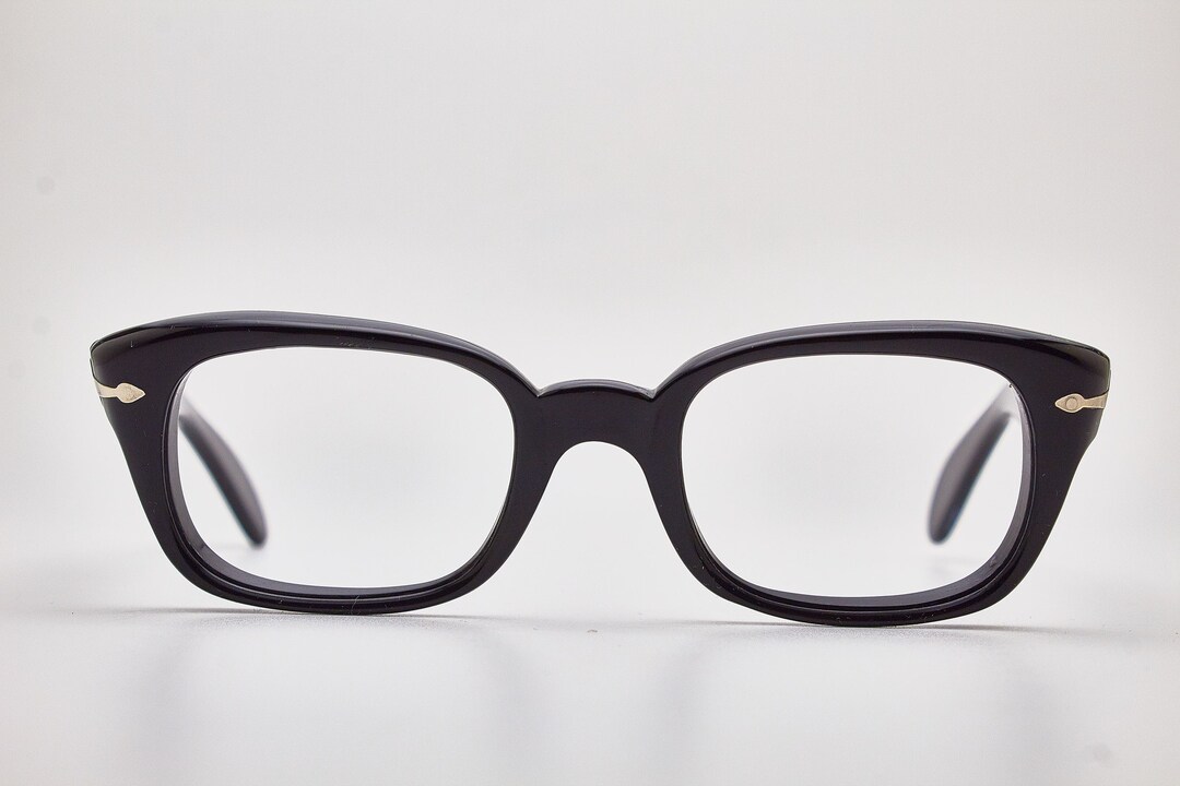 PERSOL RATTI Meflecto Vintage Massive Black Plastic Man's Frame High ...