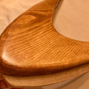 Mid Century Modern Style Three Dimensional Boomerangs Wooden Wall ...